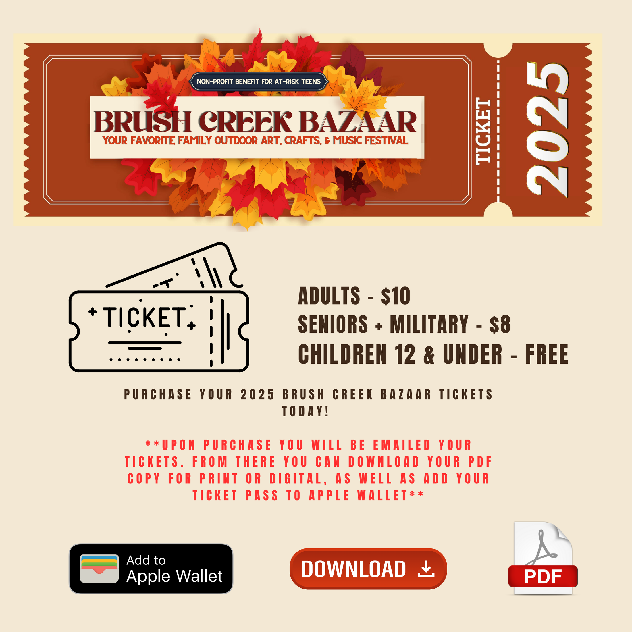 Purchase Tickets – Tulsa Fall Festival | The Brushcreek Bazaar 2024 ...